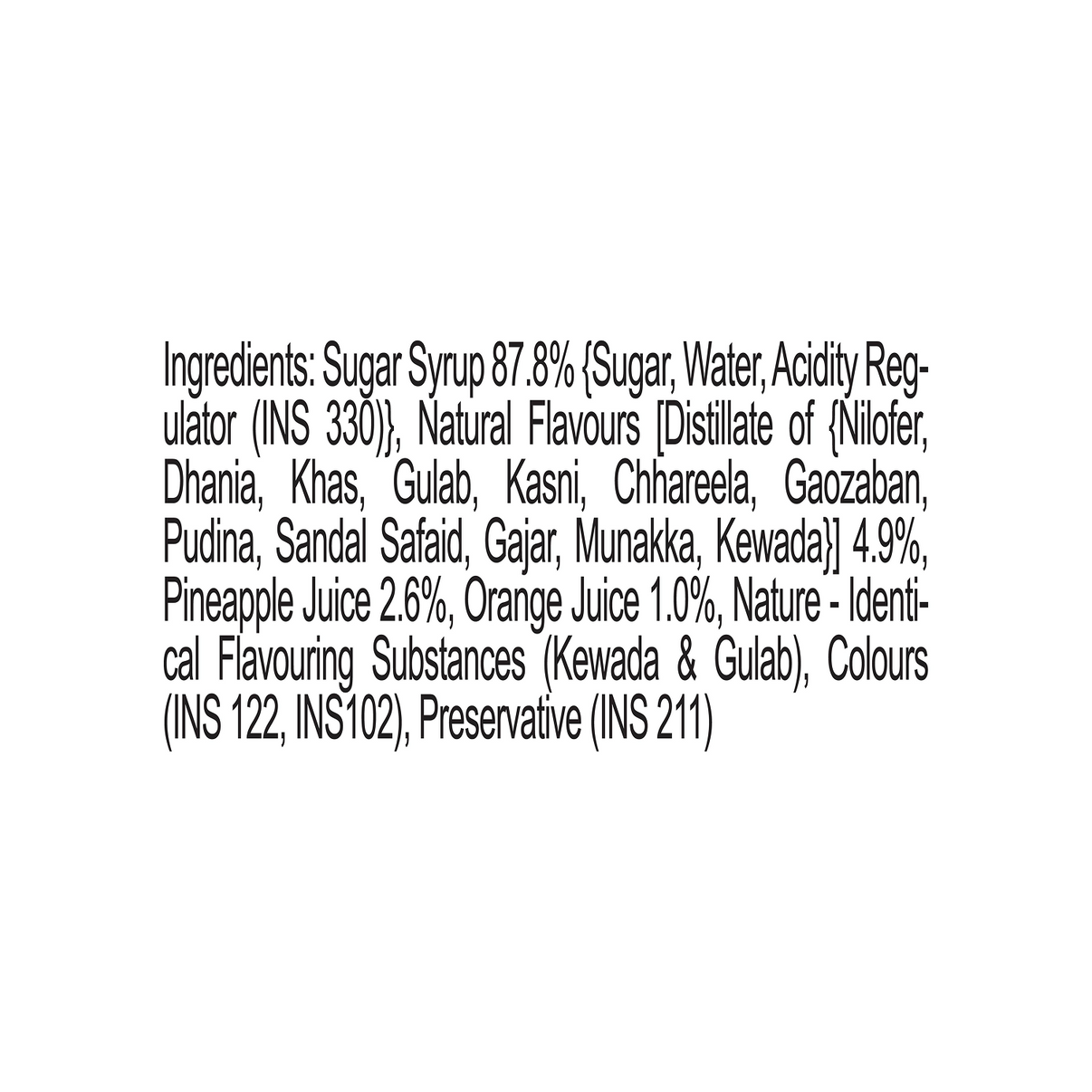 Hamdard Sharbat Roohafza | 750ml