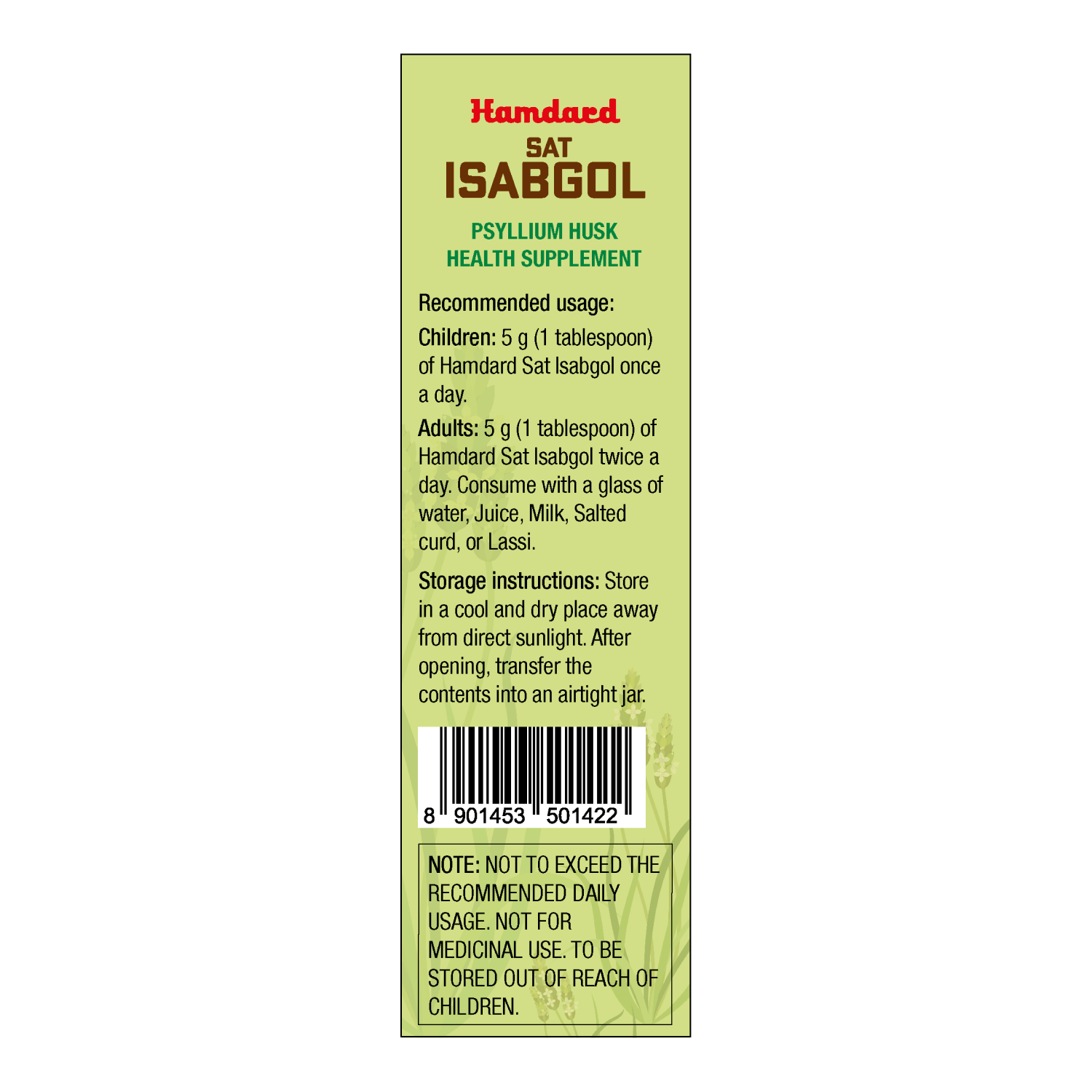 Hamdard Sat Isabgol