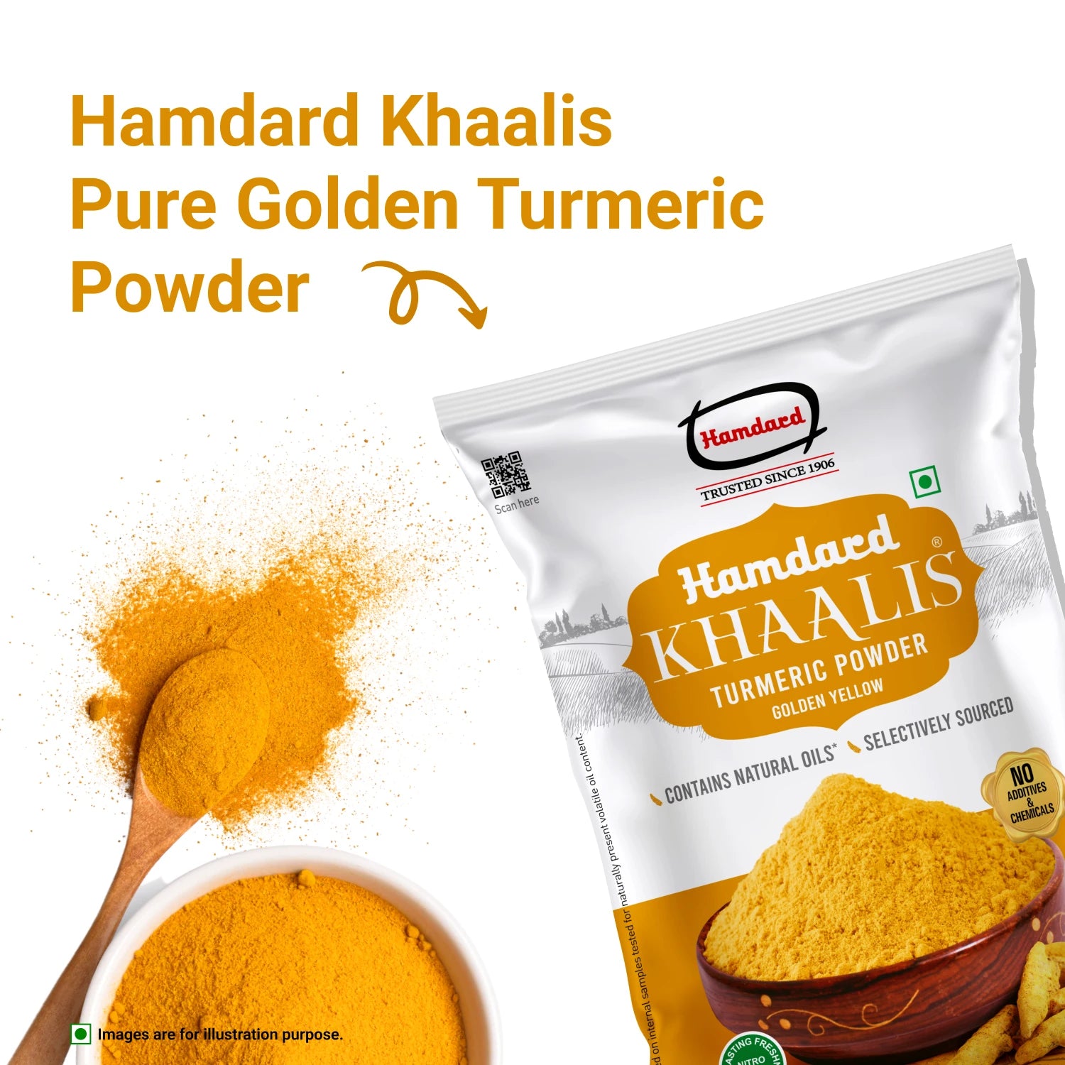 Hamdard Khaalis Turmeric (Haldi) Powder
