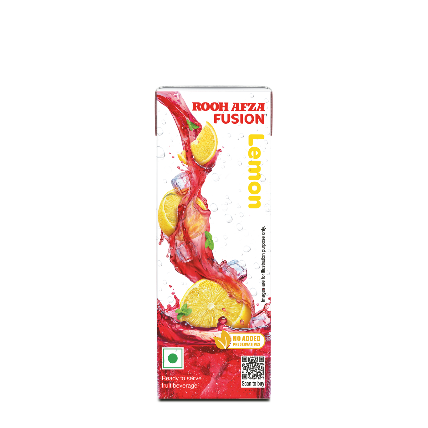 Hamdard Rooh Afza Fusion Lemon | 180ml