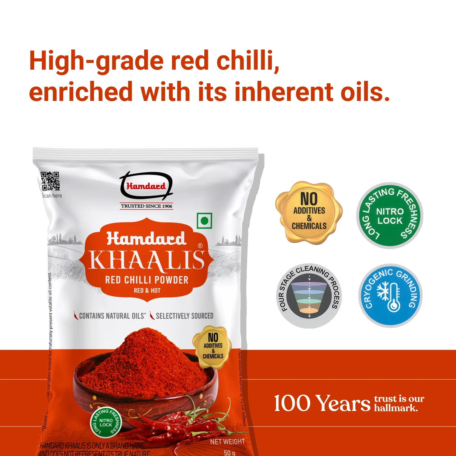 Hamdard Khaalis Red Chilli (Laal Mirch) Powder